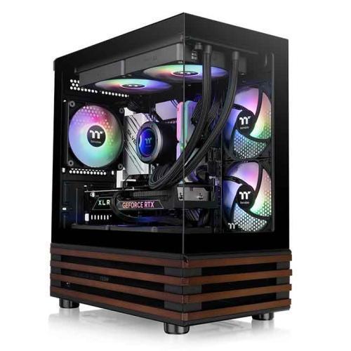 Promo THERMALTAKE PC CASE MATX VIEW 170 WS ARGB (3X 120MM ARGB LITE ...