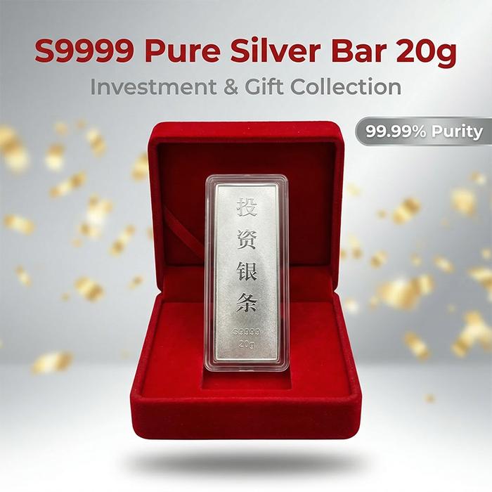 Promo S9999 Pure Silver Bar 20g | Asset Preservation | High Purity ...