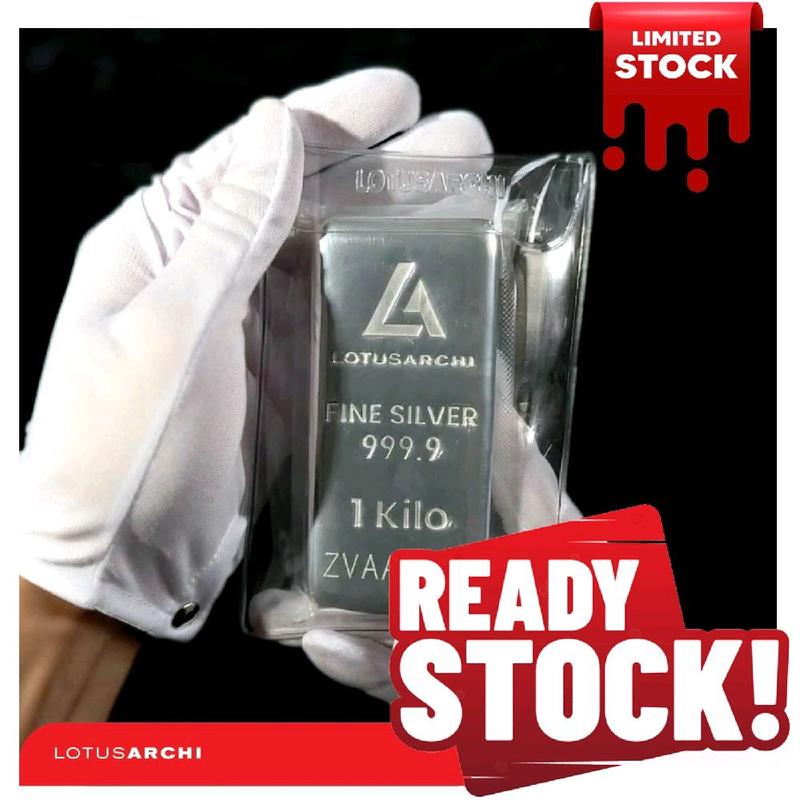 PERAK SILVER LOGAM MULIA 1KG 1000gram 1KG LOTUS ARCHI - Shop | Tokopedia