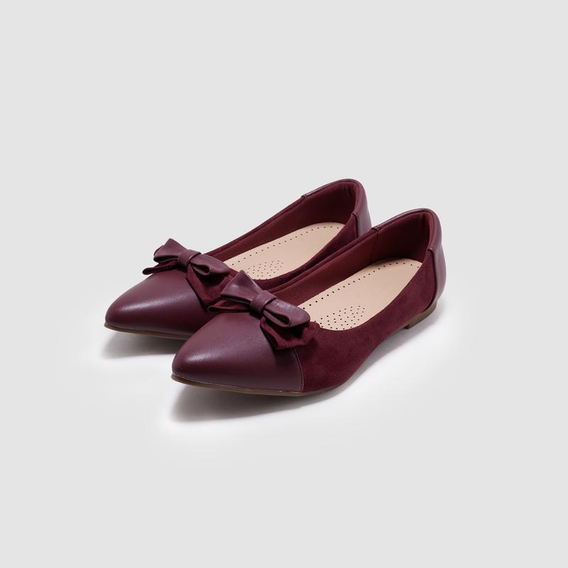 IJMAL Rosa Ribbon - Comfort Pointed Flat Shoes - TikTok Shop Malaysia