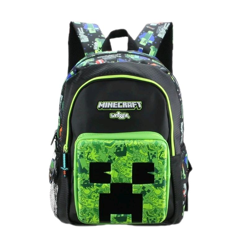 smiggle MINECRAFT untuk anak SD/senior tinggi tas 42cm bahan - Shop | Tokopedia