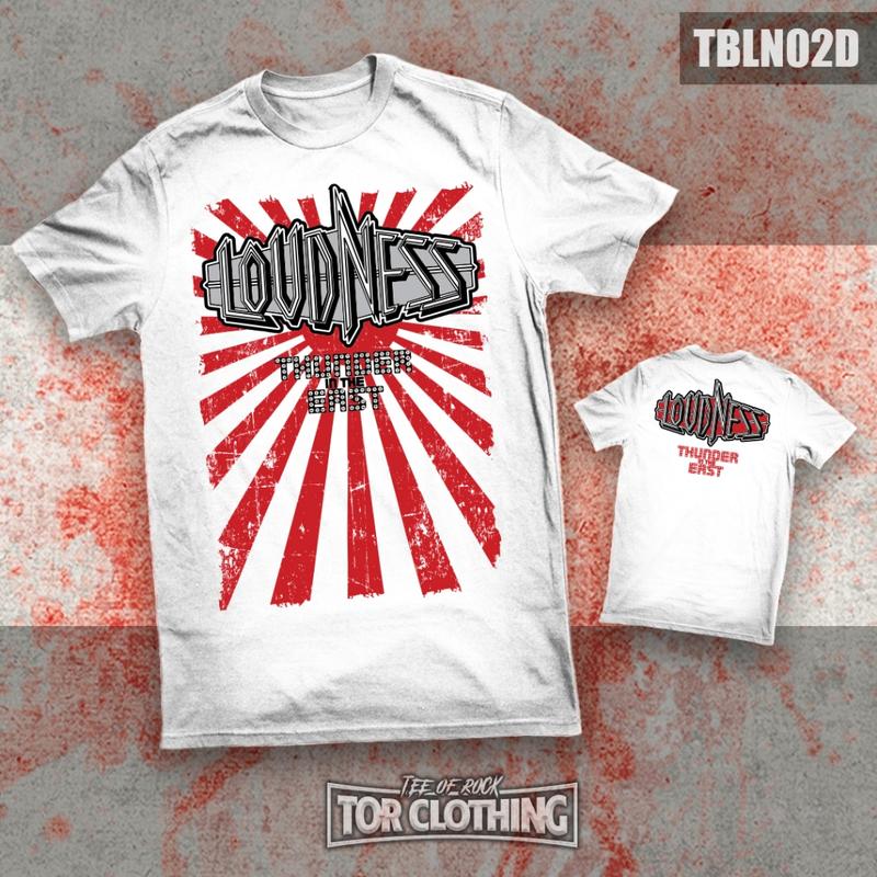 (Fashion) Tor Clothing - T-shirt LOUDNESS - Thunder In The East ...