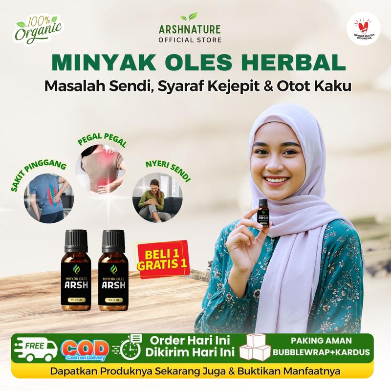 Minyak Oles Herbal Sakit Pinggang Nyeri Sendi Syaraf Kejepit Pegal ...