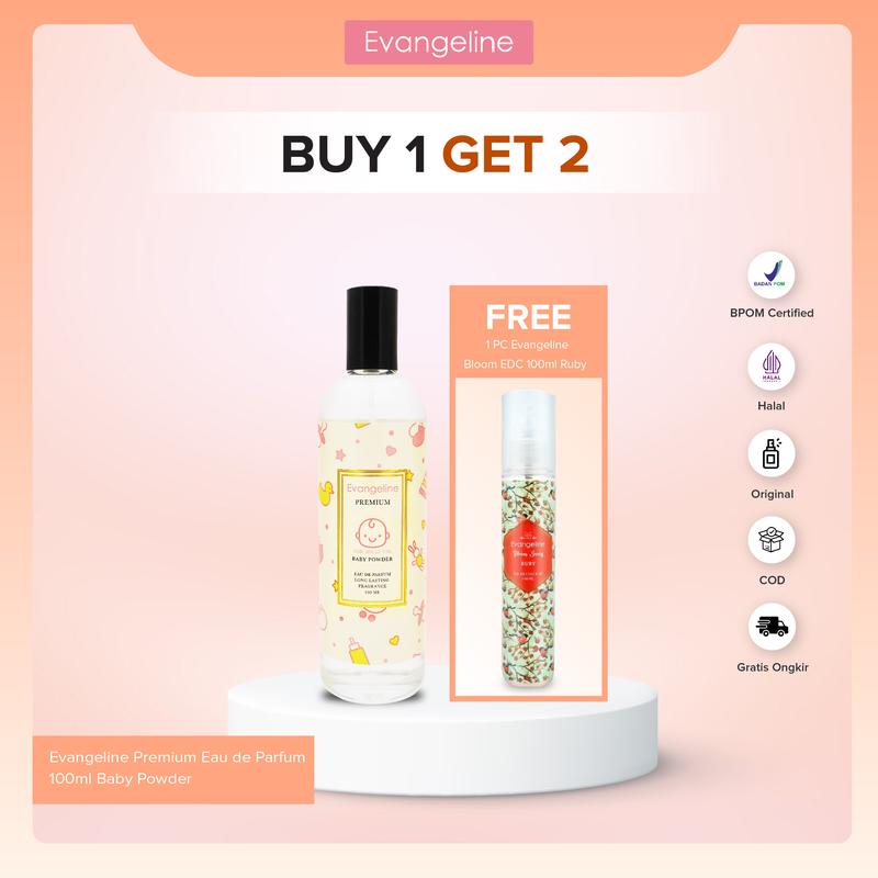 【BUY 1 GET 2】Evangeline Baby Powder EDP + Evangeline Bloom Ruby - Shop ...