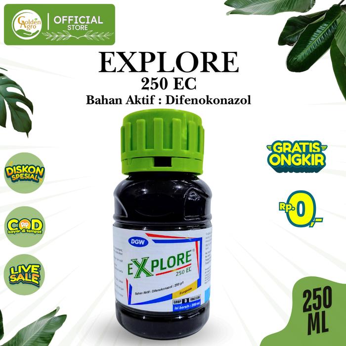Jual FUNGISIDA EXPLORE 250EC EC 250ML 250 ML DGW ORIGINAL FREE KAOS ...