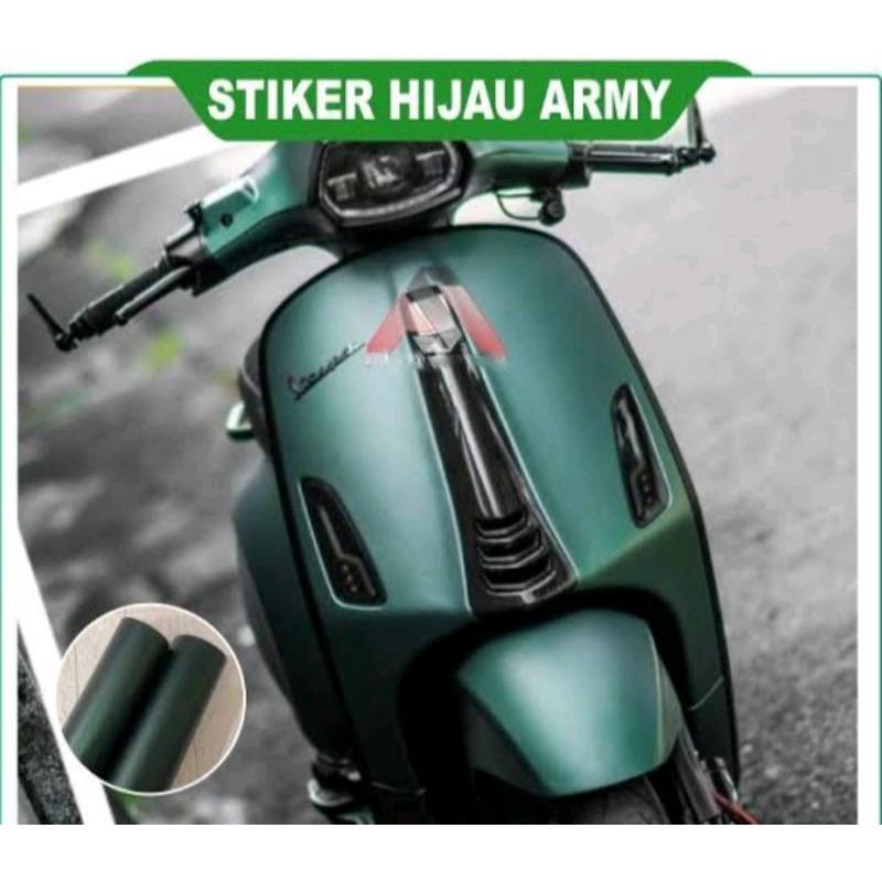 Sticker Skotlet Hijau Army Metalik Dof / Scotlet Hijau Satin - Shop ...