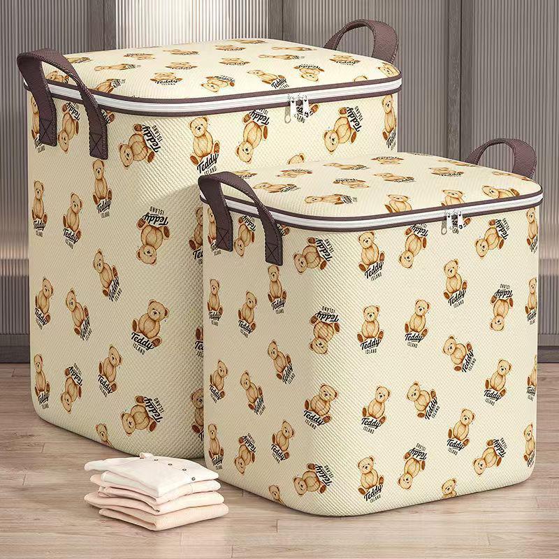 Teddy Bear Storage box for clothes,, foldable storage bag fo - TikTok ...
