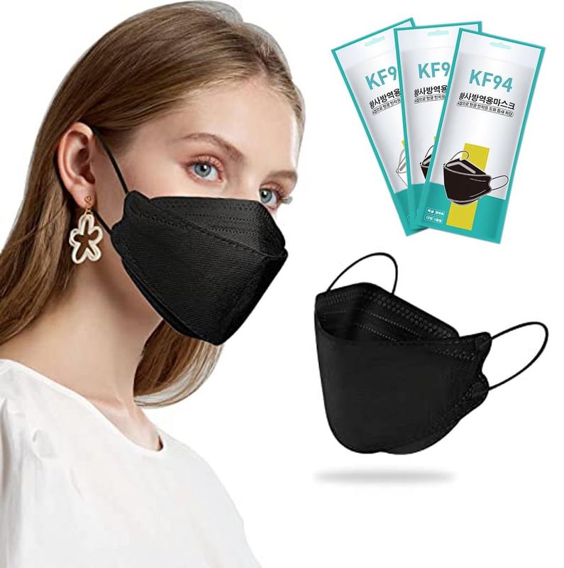 Masker KF94 Hitam isi 10 MASKER Perlindungan Tinggi dengan Bahan - Shop ...