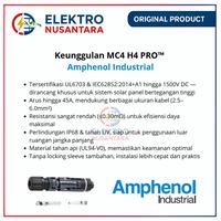 Jual MC4 Connector (Konektor) H4 Pro Male Female 1500V DC 25–45A Solar ...