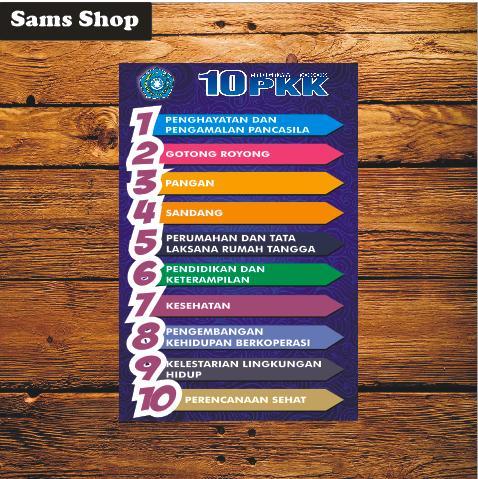 Spanduk / Stiker / Banner 10 PROGRAM POKOK PKK, HATINYA PKK Ayam - Shop ...