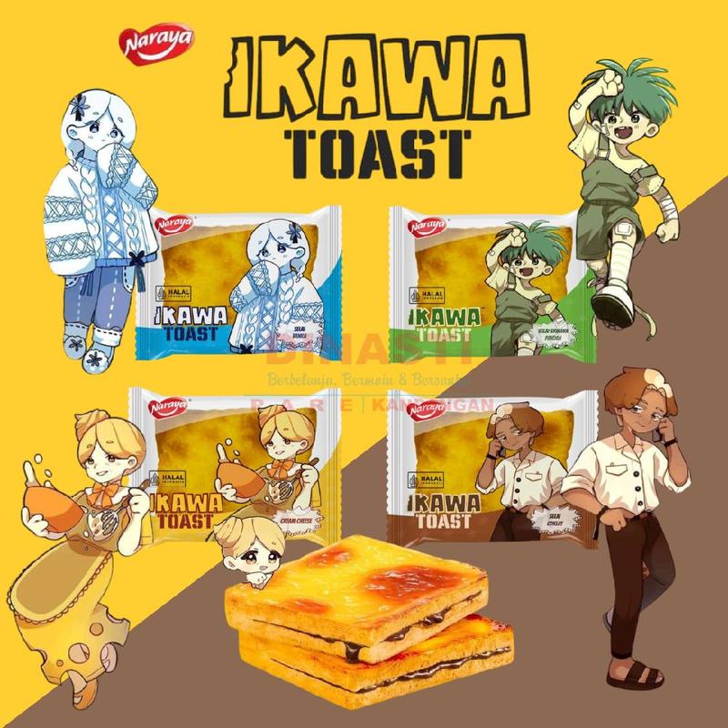 Naraya Ikawa Toast! Roti Panggang All Variant - Shop | Tokopedia