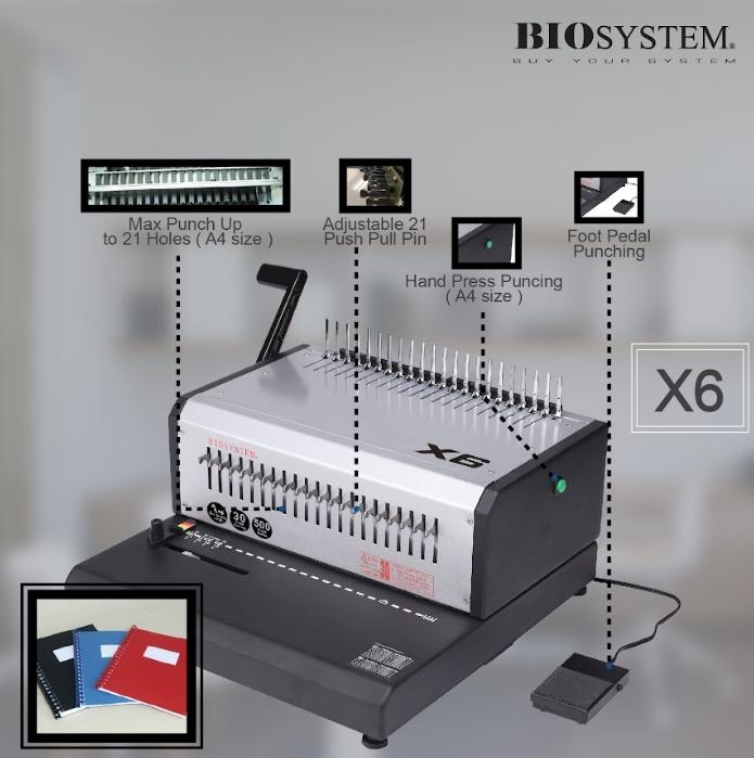 BIOSYSTEM X6 ELECTRIC COMB BINDER - TikTok Shop Singapore
