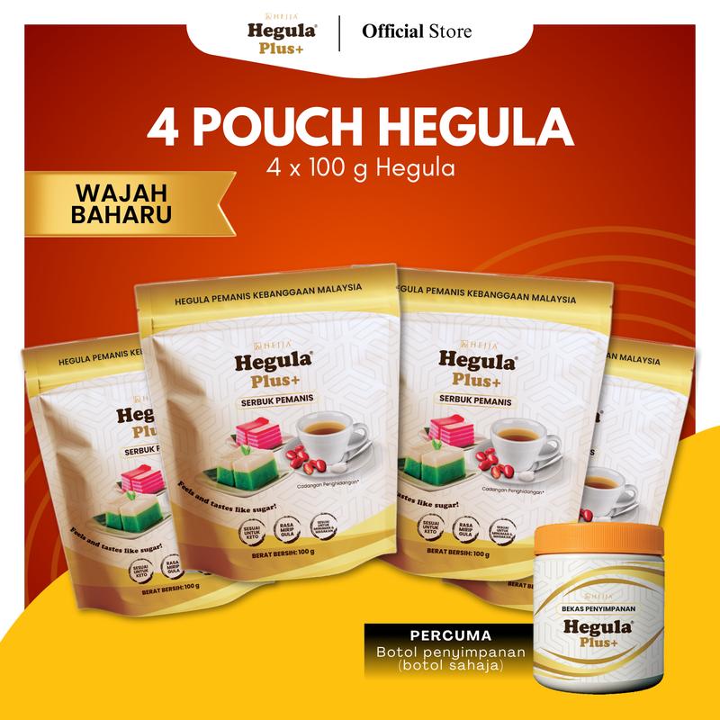 4 POUCH HEGULA PLUS PEMANIS PENGGANTI GULA TANPA GULA SINTETIK - TikTok ...