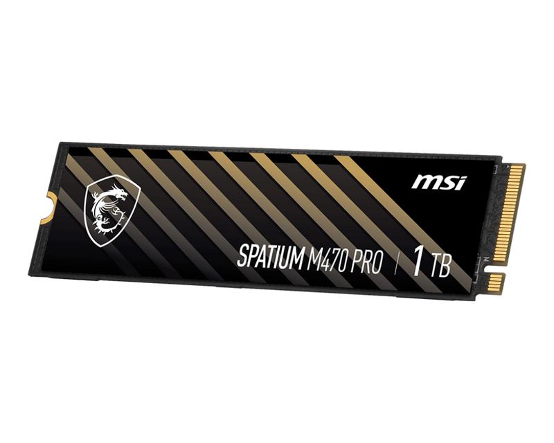 MSI SPATIUM M470 PRO 1TB - SSD INTERNAL | NVME M.2 2280 PCIe GEN4X4 ...