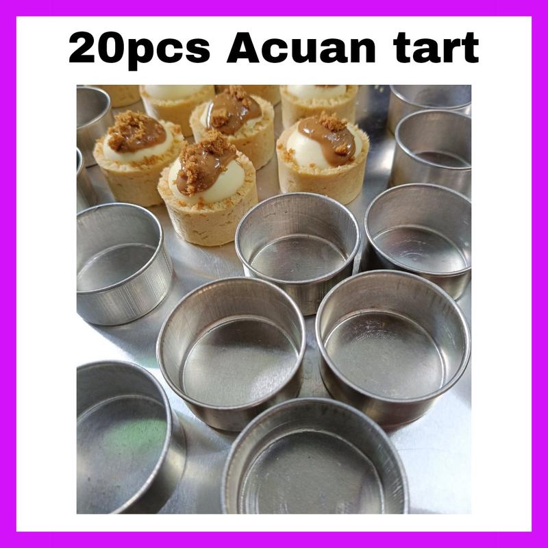 20pcs Tartlet Acuan Tart Shell Tart Shell Mold Pastry Mold Aluminium ...