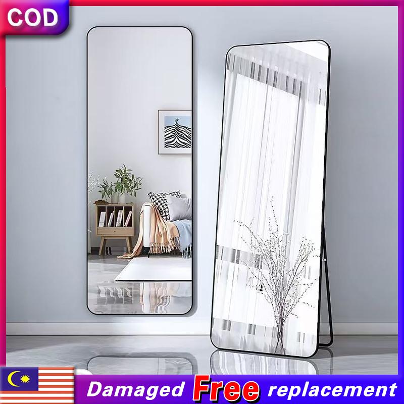 [Fast Delivery] Full-length mirror fillet Cermin Standing Long - TikTok ...