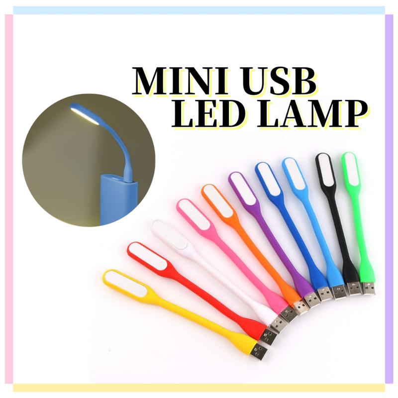 Mini USB LED Lamp Bendable Flexible 5V 1.2W Book Light For Power ...