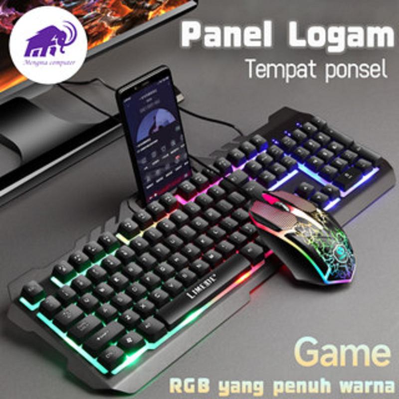 HW Keyboard Gaming Keyboard Mekanik K21 Tahan Air RGB Gaming Keyboard ...
