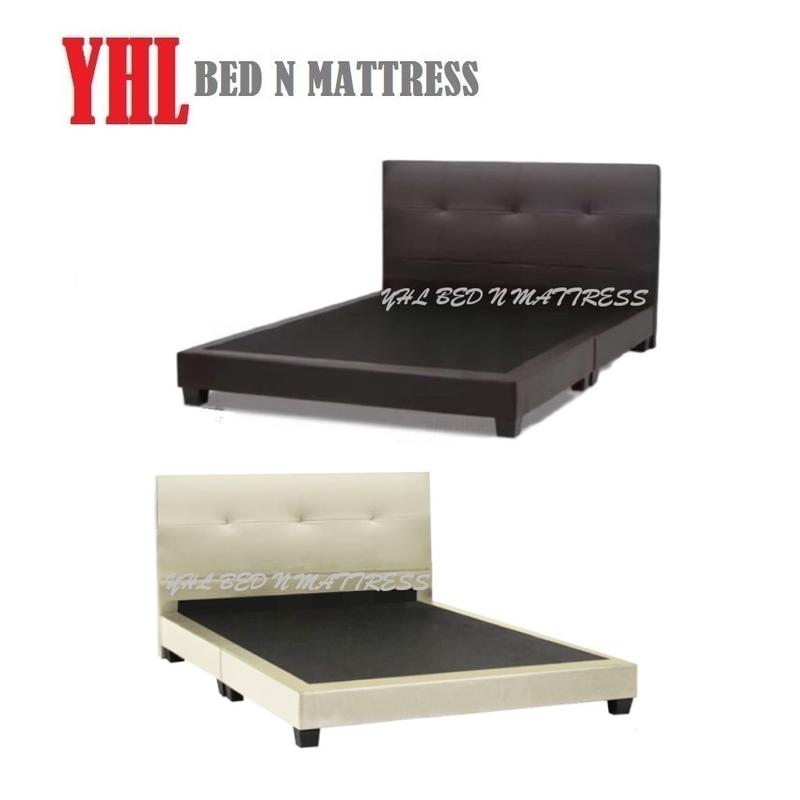 YHL PVC Leather Divan Bedframe With 2 Inch Plastic Leg - TikTok Shop ...