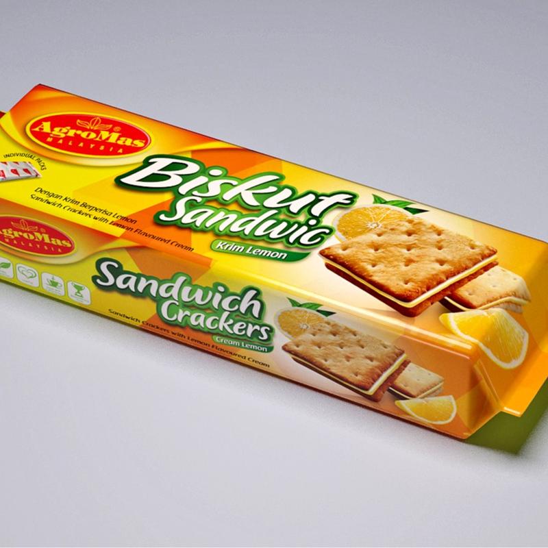 AGROMAS BISKUT SANDWIC PERISA COKLAT/PISANG/LEMON - TikTok Shop Malaysia