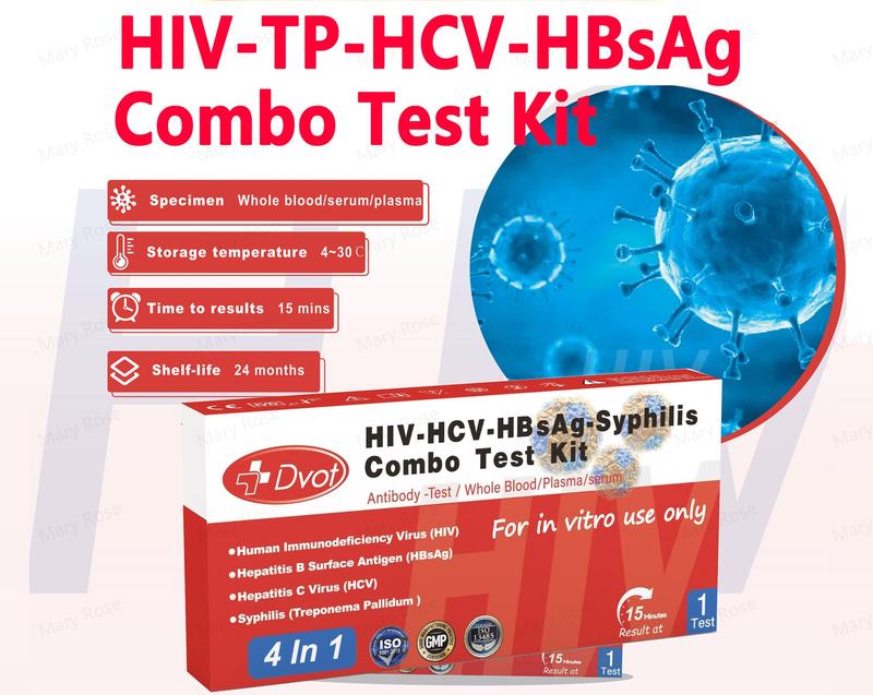 【COD】HIV Four-Card HIV/Syphilis/Hepatitis B/Hepatitis CAntigen - TikTok ...