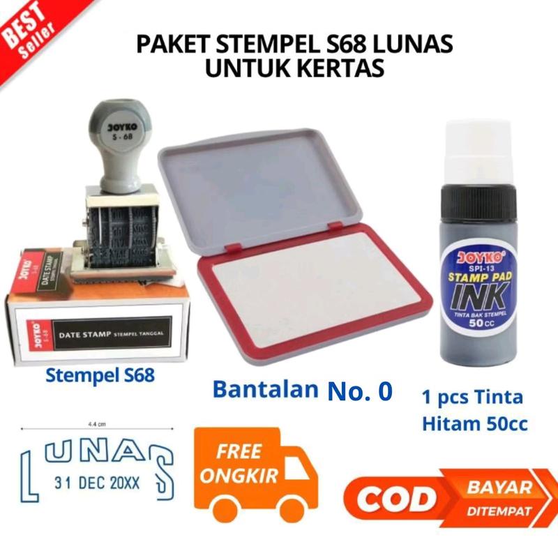 [JIB] BAYAR DI TEMPAT PAKET Stempel Lunas & Tanggal Date Stamp - Shop ...