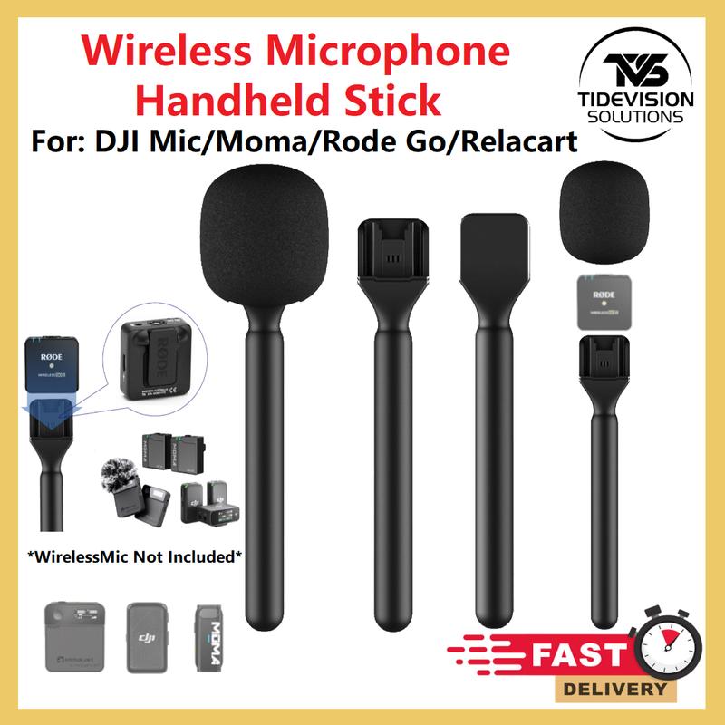 Wireless Microphone Handheld Stick Suitable for DJI Mic/Moma/Rode Go ...