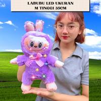 Jual [LED & NON LED] Boneka Labubu Ukuran M Tingg 35 cm , Boneka Labubu ...