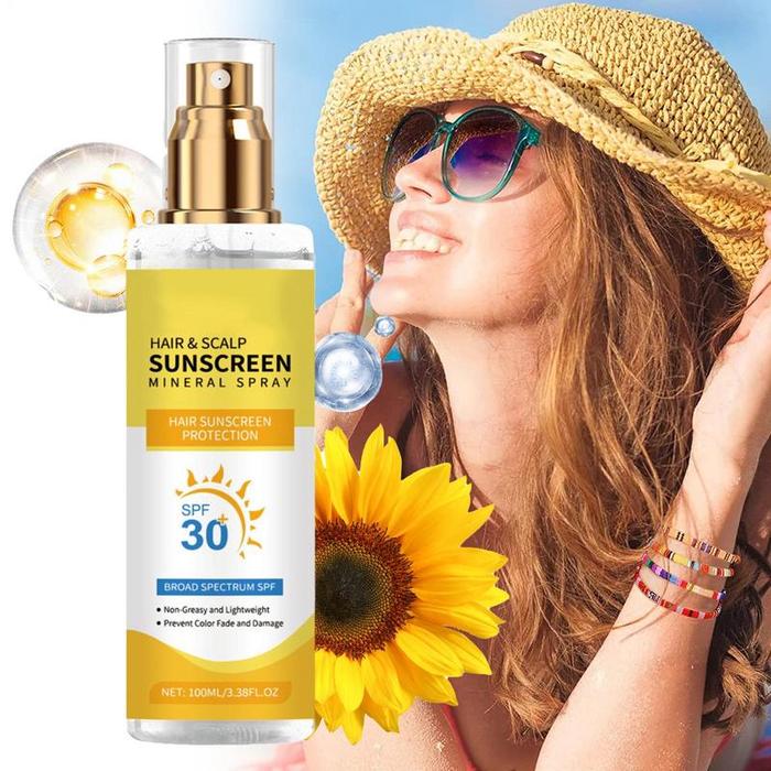 Jual Scalp Sunscreen Spray 100ml Scalp Spray & Hair Sunscreen Mist SPF ...