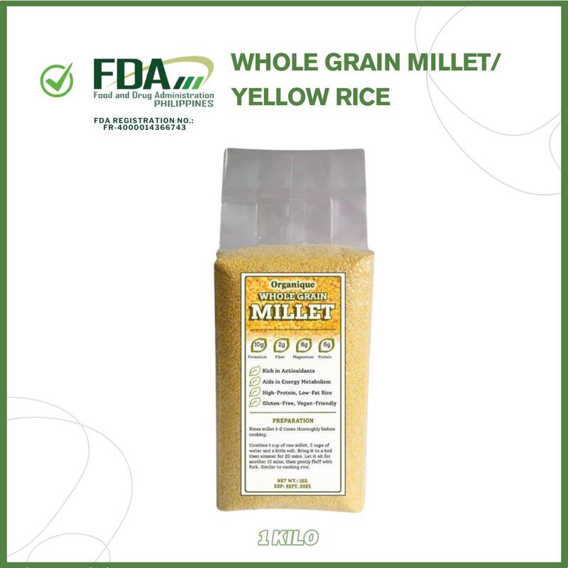 Zenfiber Organiques Yellow Millet Grains - TikTok Shop Philippines