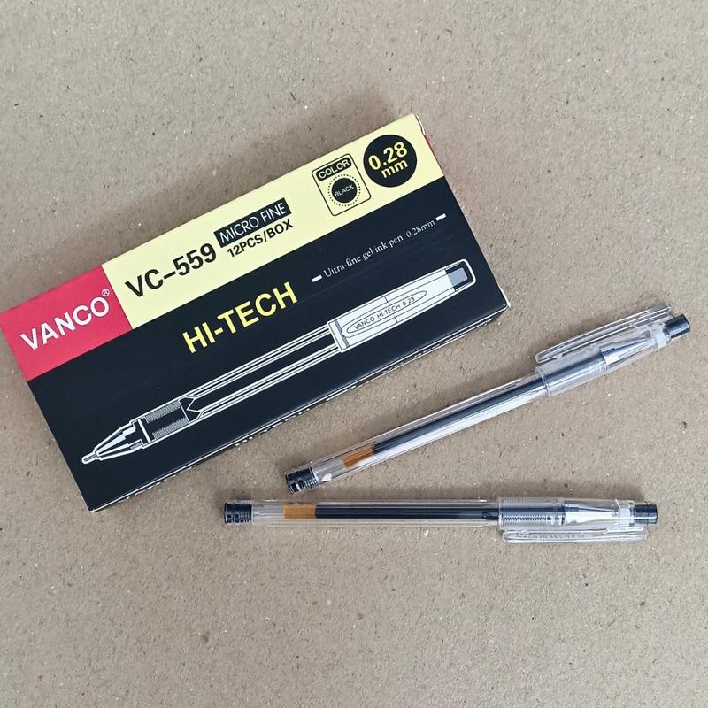 1 Box VANCO PULPEN Gel Hi-Tech 0,28mm | Pulpen Hi Tech Vanco - Shop ...