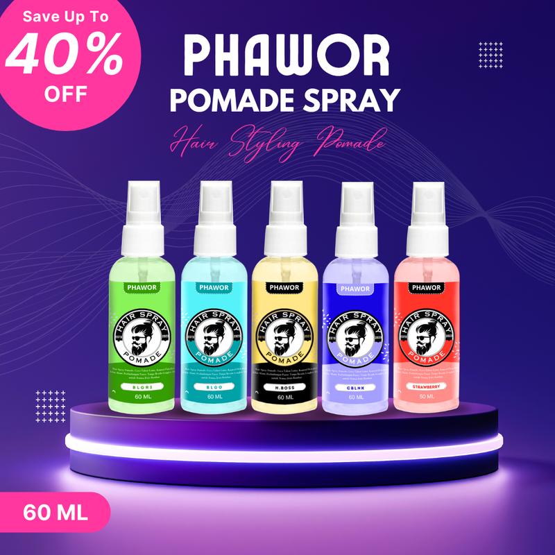 Pomade Spray By Phawor hair Homade Spray 60 ml - Shop | Tokopedia