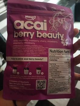 Weekit7 Acai Berry Powder FDA Approved 7 in 1 Mixed Berries Drink ...
