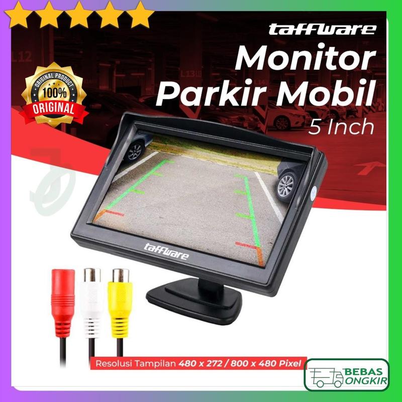 Layar Monitor Mobil Parkir TFT LCD 5 Inch Taffware - Shop | Tokopedia
