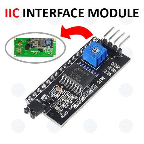 IIC I2C Serial Interface Module Board with PCF8574 IC Compatible ...