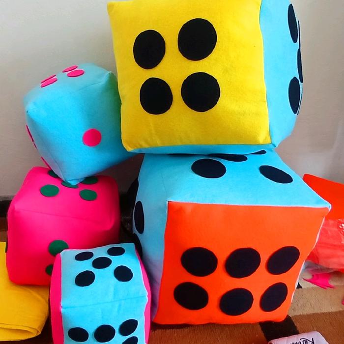 Jual SEO DADU FLANEL JUMBO BONEKA DADU JUMBO 20X20CM - Kab. Jombang ...