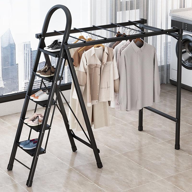 5 Step Aluminium Ladder Clothes Drying Rack - Portable and Foldable ...