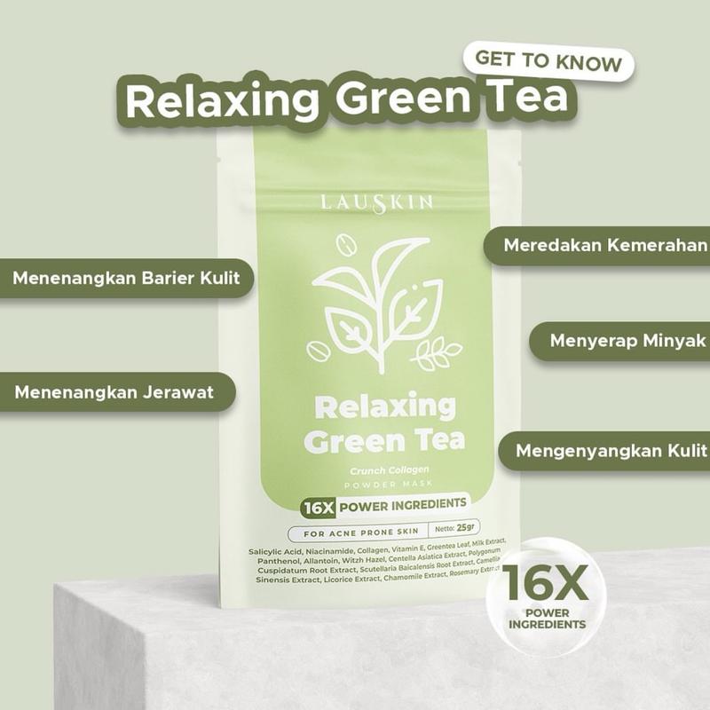 [READY] Lauskin Beauty POUCH Masker Wajah Green Tea dengan - Shop ...