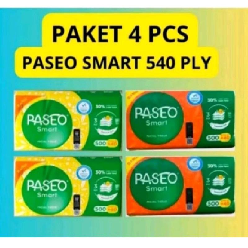 tisu paseo smart 540 helai(paket isi 4) - Shop | Tokopedia