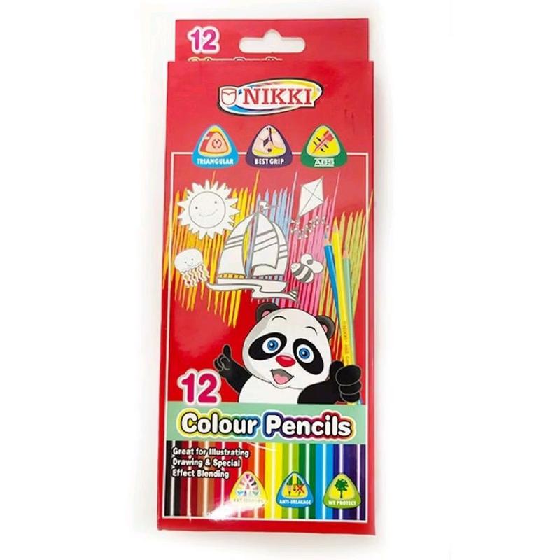 Nikki 12 colour Pencils (panjang) - TikTok Shop Malaysia