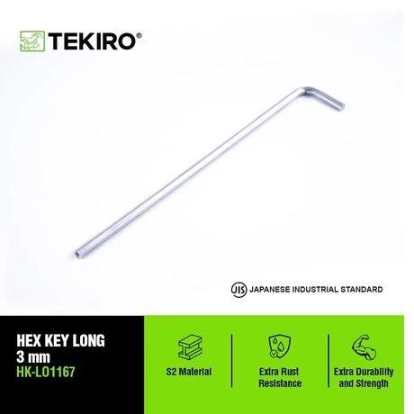 Jual TEKIRO SATUAN Kunci L Panjang 3 4 5 6 8 Mm / Chrome Vanadium Steel ...