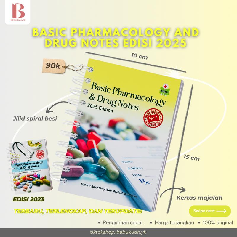 Basic Pharmacology and Drug Notes edisi 2025 MMN - Shop | Tokopedia