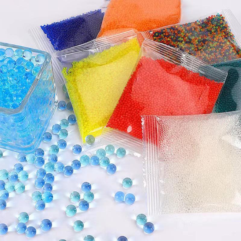7-8mm DIY garden decoration colorful water absorbing beads aquarium ...