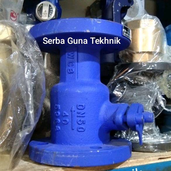 Jual Blowdown Valve 11/2" inch PN 40 Thermo Cast Steel WCB Flange DN 40 ...