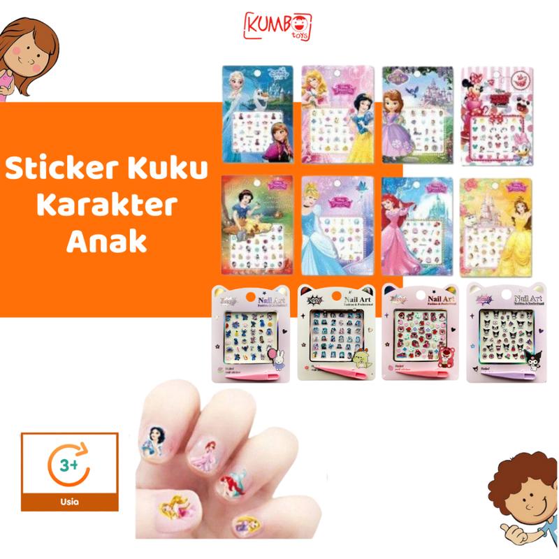 Mainan Anak Perempuan Sticker karakter Princess Disney - Shop | Tokopedia