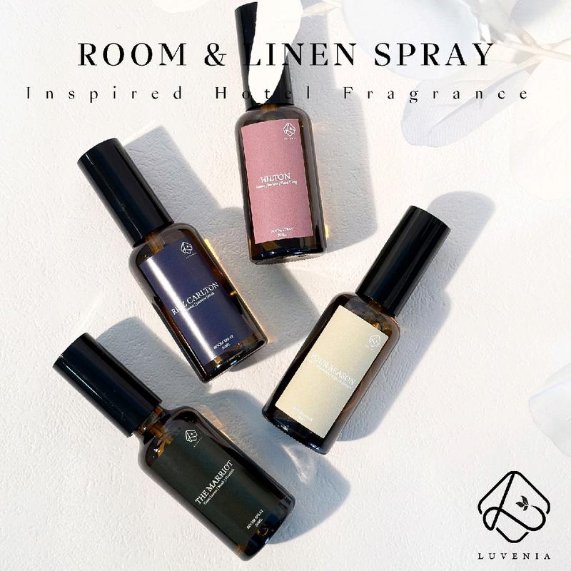 Luvenia Premium Room & Linen Spray 50ml (free pouch) - TikTok Shop Malaysia