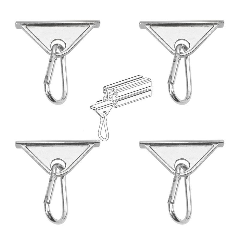 4Pcs Zinc Alloy Hook Solid Triangle Activity Hook Furniture Hardware ...