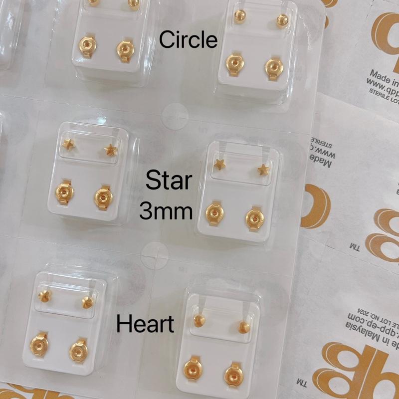 3mm(QPP Ear Piercing Earrings )Subang Tindik Emas American - TikTok ...