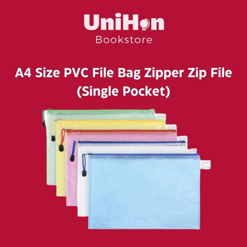 UNIHON Beg Fail PVC Saiz A4 dengan Zipper Tahan Air dan Jela - TikTok ...