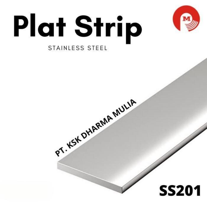 Jual Plat Strip / Flat Bar 201 KSK Stainless Steel - Strip 10 x 40 mm ...